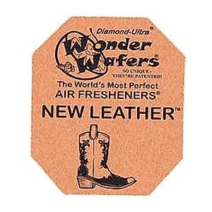 Wonder Wafers 25 CT Individually Wrapped New Leather Air Fresheners