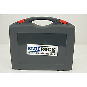 BLUEROCK 6 Piece Set 1-3/8" Depth Tungsten Carbide Tip (TCT) Annular Cutter Bits for Magnetic Drill