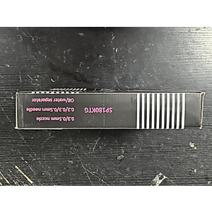 Pinkiou Double Action Airbrush Kit Air Brush Spray Gun with 0.3mm/0.2mm/0.5mm Needles and Air Hose for Temporary Tattoo Nail Art Car Hobby