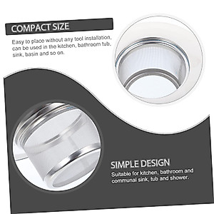 Veemoon 4pcs Sink Strainer Bathtub Drain Stainer Strainer Sink Filter Drain Kitchen Sink Drain Tub Strainer Mesh Filter Mesh Strainer Drain Catcher Kitchen Drain