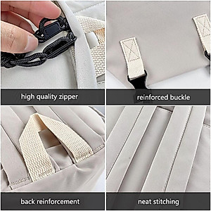 Sqodok Backpack for Teen Boy Girls, Cute Casual Backpack with USB Charging Port, Lightweight Bookbag 15.6'' Laptop Backpack for Middle School High School, Travel Back Pack with Pencil Case, Black