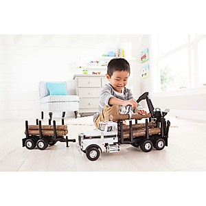 TOMY John Deere Big Farm Semi with Low Boy Wide Load (1:16 Scale)