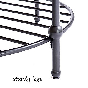 P PURLOVE Easy Assembly Hillside Rustic Natural Coffee Table with Storage Shelf for Living Room (Brown)