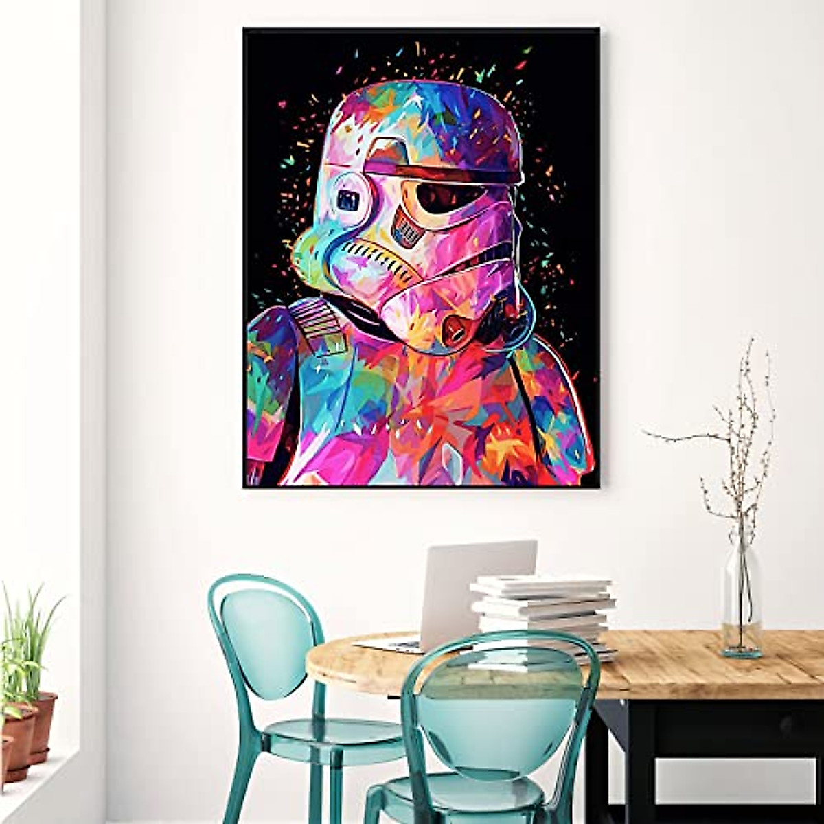 Hlison Paint by Numbers, Paint by Number for Adults, DIY Easy Paint by Numbers for Beginner Kids, Acrylic Painting by Numbers Great for Wall Home Decor Gift 16x20 Inch