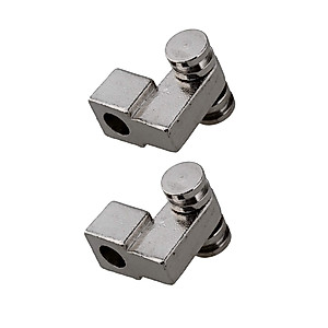 Yibuy 10PCS Guitar Roller String Trees Retainers Chrome Guitar String Trees w/Screws