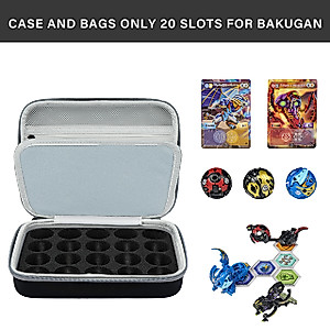 Toy Organizer Storage Case Compatible with Bakugan Figures