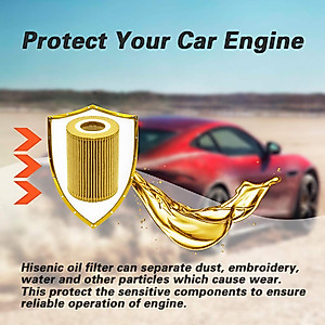 Oil Filter Fits for Mercedes-Benz Bluetec E320 GL350 ML350 R350 R320 GL320 ML320 CDI, Sprinter 2500 3500 4500, 07-09 Jeep Grand Cherokee HU821X | Part No. 6421800009 6421840025