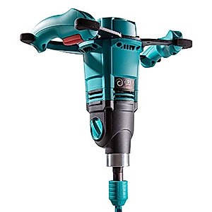 COLLOMIX Paddle Mixer - 110V, 2.1 HP Portable Concrete Mixing Drill with 2-Speed Gearbox & HEXAFIX Paddle Connection - Xo6R
