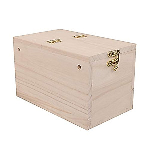Rural365 Medium Parakeet Nesting Box Bird Breeding Box Parakeets Mating Nest for Budgie, Lovebird - 7.9 x 4.7 x 4.7 Inch