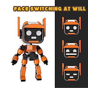 Longshop K-VRC Love Death and Robot Model Building Blocks Toy Creativity Animation Smart Future Robot Bricks Cat Figures Kids Gift