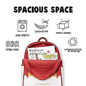 zoy zoii Kids Backpack, Modern Toddler Backpack for Preschool Girls Boys ages 5-10, Children Bookbag Schoolbag Casual Daypack Travel Bag - Zoy Rainbow