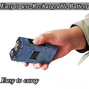 BATUMEYE Gift Set for Woman with Pom Pom Ball,Lip Balm Lanyard,Card Holder, Whistle,Travel Bottle Holder,BottleOpen(blue)