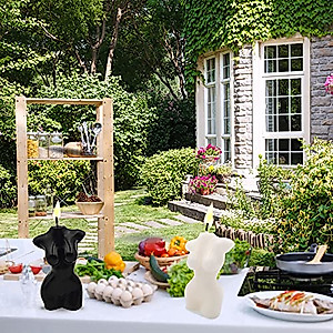 2 PCS Large Body Shaped Candles, Torso Soy Wax Body Candle, Vanilla Scented Aesthetic Candle Home Decoration for Mother's Day Bedroom Bathroom Aesthetic Decoration