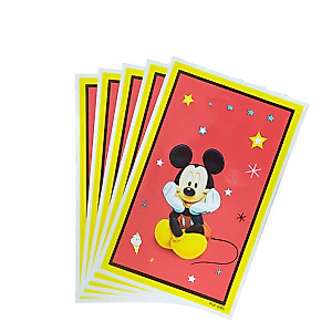 OULAIZ 30 pcs Mickey Gift Bags, Ideal for Mickey and Minnie Themed Party Supplies, Children's Birthday Gift Bags, Children's Snack Bags.