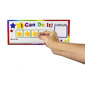 Kenson Kids I Can Do It! Reward Chart Token Board Classroom Pack (10) New!