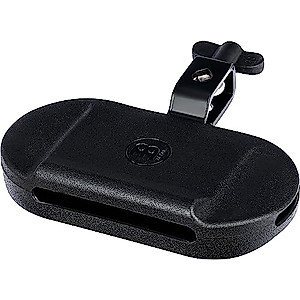 Meinl Percussion Block with Adjustable Mount, Low Pitch – NOT MADE IN CHINA – For Perc Rigs, Drum Set or Marching Band, TWO-YEAR WARRANTY (MPE4R)
