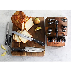 Cangshan V2 Series 1024128 German Steel Forged 23-Piece Knife Block Set, Acacia