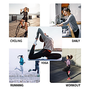 WOWENY Women Fleece Thermal Long Sleeve Workout Shirts Athletic Yoga Gym Tops Loose Fit Quick Dry Running Shirts with Thumb Holes Coffee M