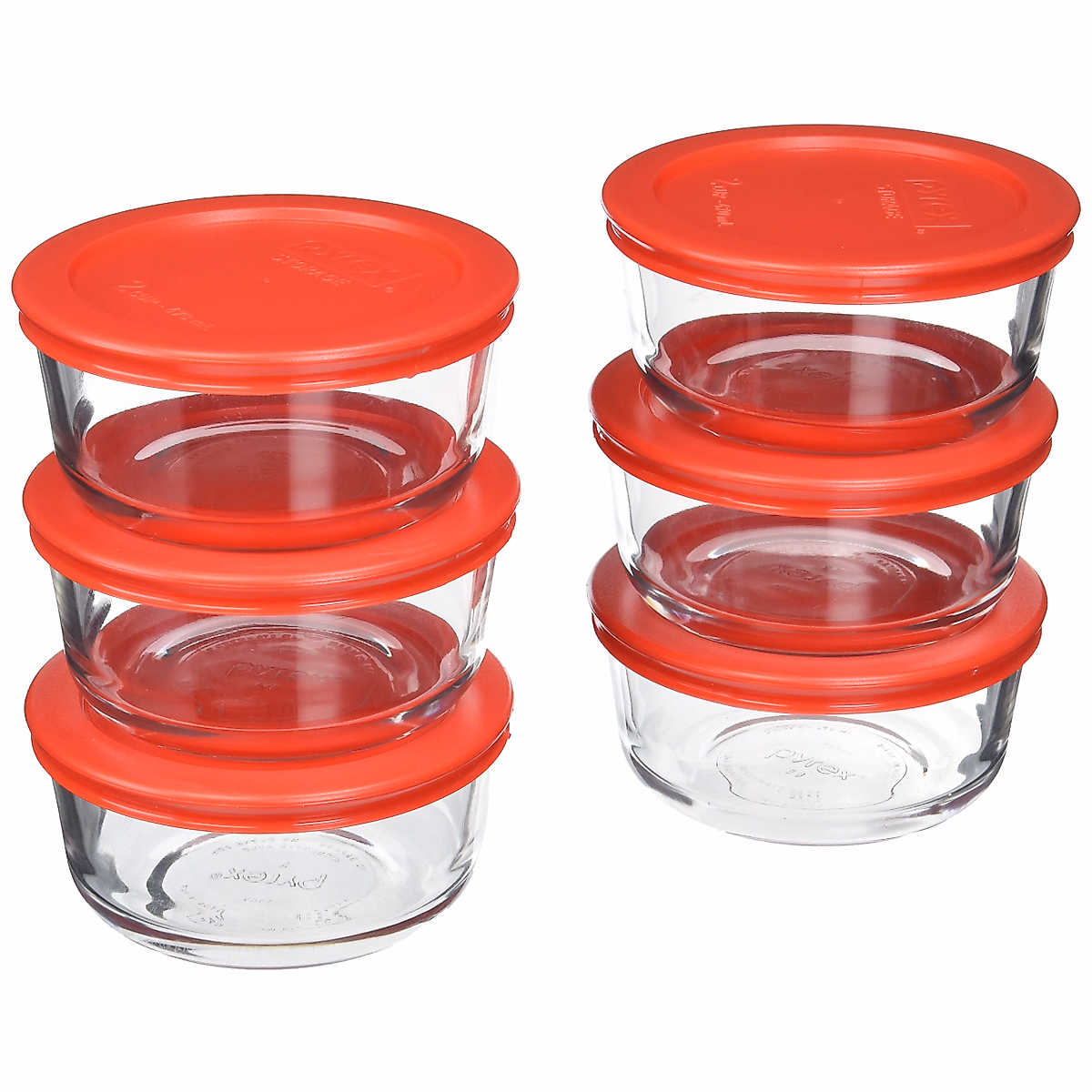 Pyrex 6-Piece Glass Food Storage Set with Lids ( 12-Piece)
