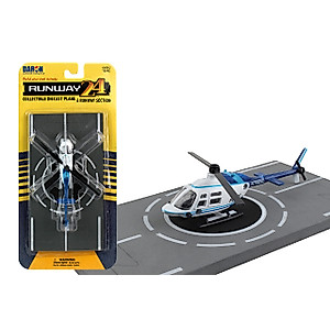 Daron Worldwide Trading Runway24 Police Bell 206 Jet Ranger
