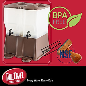 Tablecraft 3 Gal Slimline Beverage Dispenser
