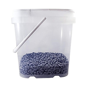 Waxness Clear Plastic Empty Container for Refill Wax Beads 1 Gallon