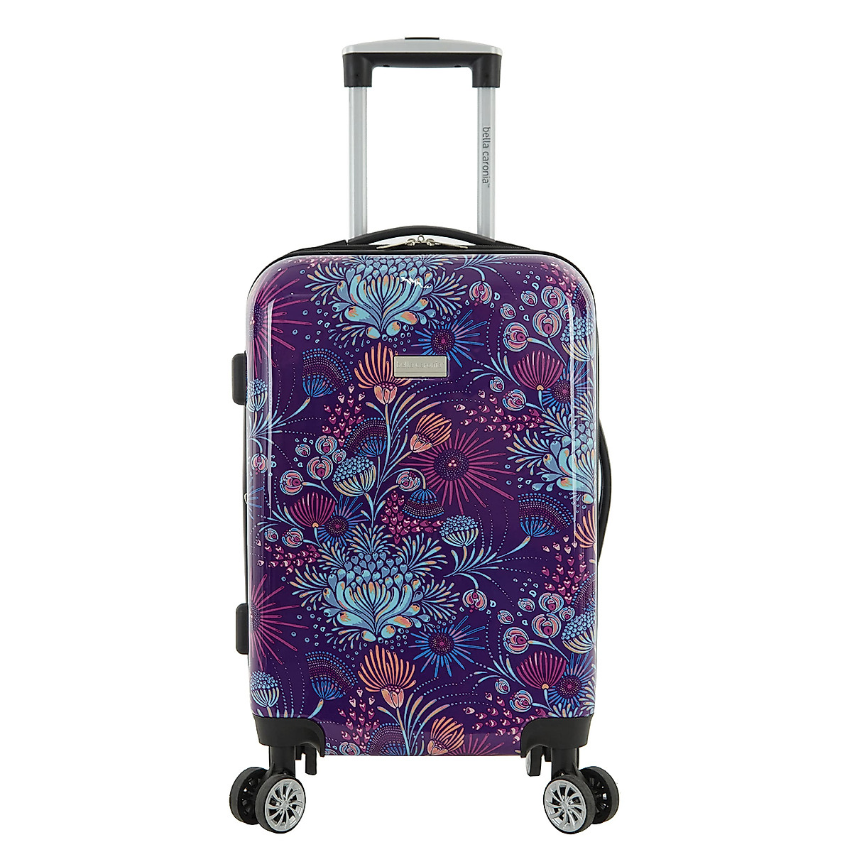 Travelers Club Bella Caronia Deluxe 20", 3 Luggage & Travel Accessories, Jardin, 7 Piece Set