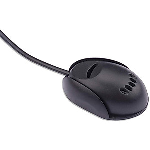 FingerLakes Mic 3.5mm External Microphone Assembly for Car Vehicle Head Unit Bluetooth Enabled Audio Stereo Radio Receiver GPS DVD with 3m Cable Plug and Play, FL11