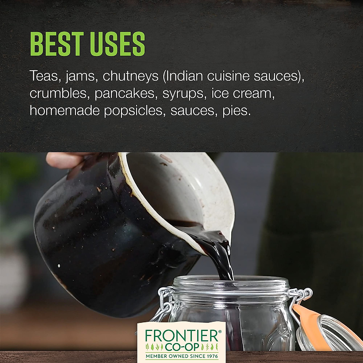 Frontier Co-op Organic Dried Elderberries, 1lb Bulk Bag, European Whole | Kosher & Non-GMO | Organic Elderberry Berries Dried, for Immune Support