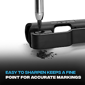 OX Tools Tuff Carbon Marking Pencil Replacement Lead 10-Pack | Basic Graphite Lead