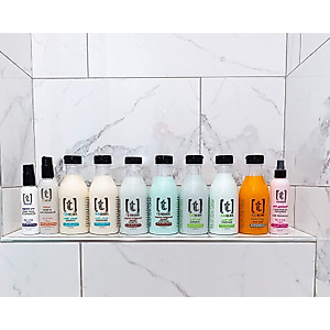 Teenology Shampoo for Teens - Avoid Forehead and Body Breakouts - No Sulfates or Parabens, Noncomedogenic, Natural Botanical Extracts, 16 oz. (Blueberry Pomegranate Cucumber)