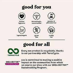 eos 24H Moisture Super Balm- Watermelon Frosé, Lip Mask, Day or Night Lip Treatment, Made for Sensitive Skin, 0.35 fl oz