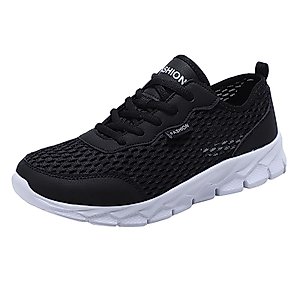 Floral Sneakers for Women Breathable Comfy Sandals Walking Wide Wedge Casual Shoes Unisex Fashion Autumn Black-a