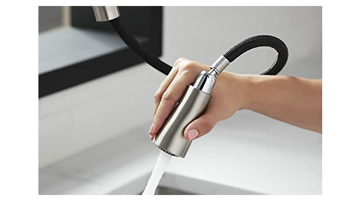 Kohler Simplice 596-VS Pull-Down Kitchen Faucet | High-Arch & Durable