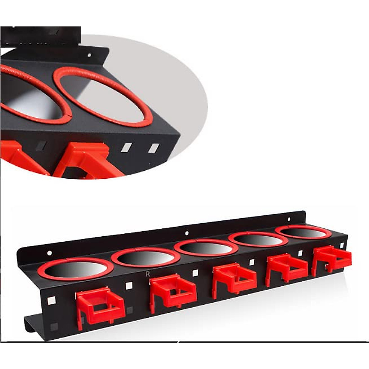 Moovul Pro Spray Bottle Storage Rack Abrasive Material Hanging Rail Car Beauty Shop Accessory Display Auto Cleaning Detailing Tools Hanger Bottle Organizer