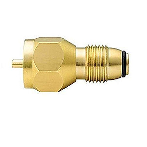 YOUHO Propane Tank Adapter Universal Safest Propane Refill Adapter for Throwaway Disposable Bottle - 100% Solid Brass Regulator Valve Accessory for All 1 LB Tank Small Cylinders