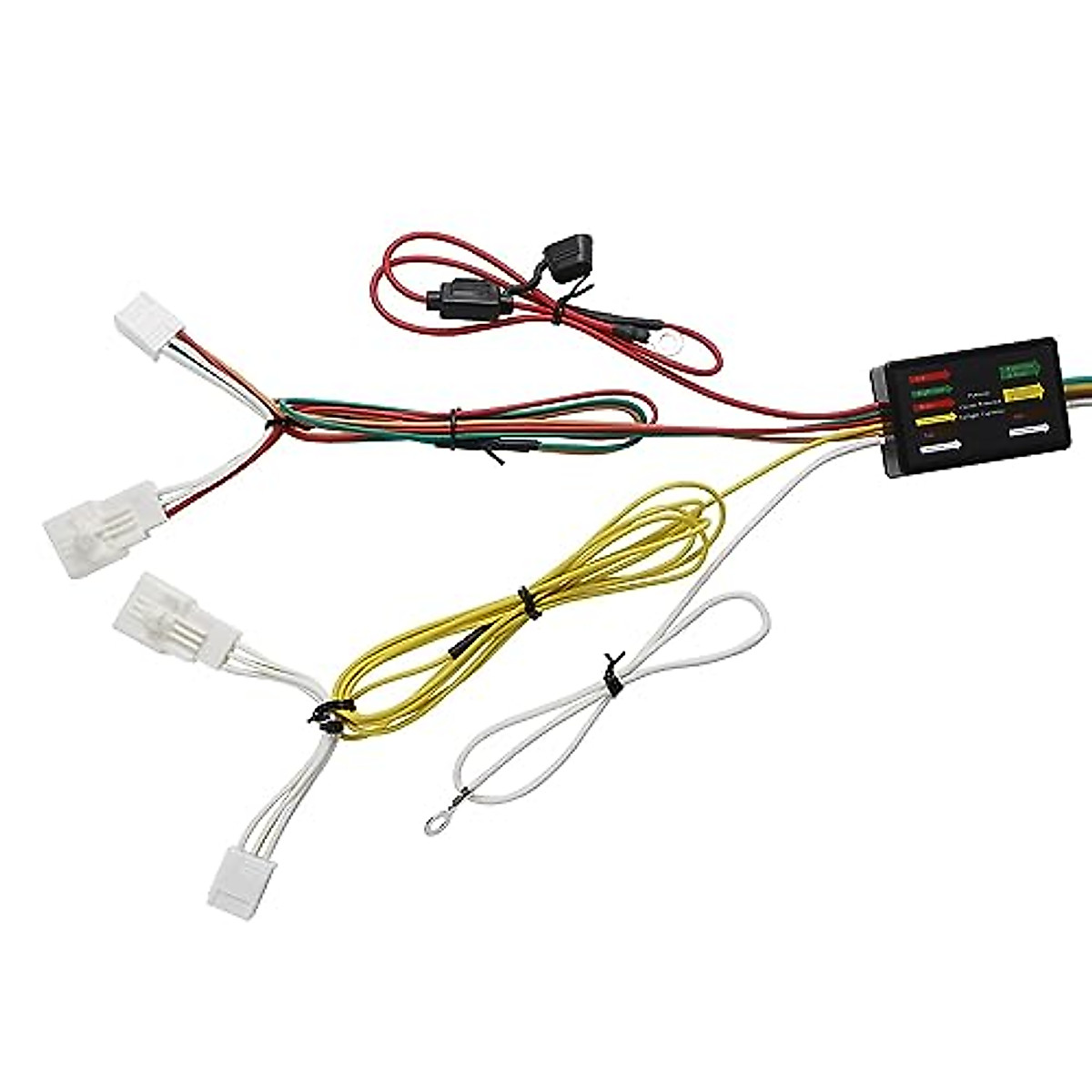 Oyviny Vehicle Side Custom 4 Way Trailer Wiring Harness for 2004-2015 Toyota Prius, Prius 56147 Tow Hitch 4-Way Flat Connector