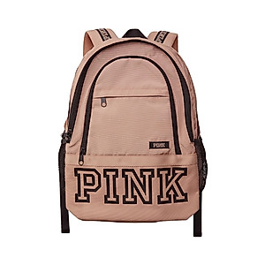 Victoria's Secret Pink Collegiate Backpack Color Sand/Mocha New