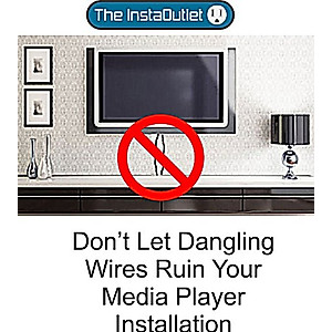 The InstaOutlet® for Media Players Chromecast, Roku, Apple TV