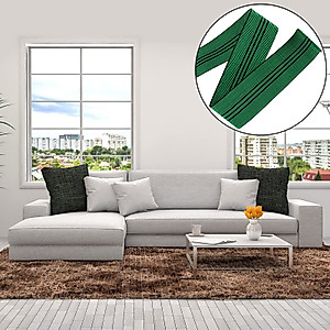 FUNSUEI 3 Rolls 2 Inches x 65.6 Feet Sofa Elastic Webbing Stretch Latex Band, Flexible Chair Webbing, Elastic Webbing Rolls for Sofa, Couch Chair Furniture Repair DIY Stretchy Spring Alternative