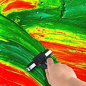 sansheng Rubber Roller,4 Inch Brayer Roller,Hand Roller Tool Used for Printmaking/Painting/Crafting