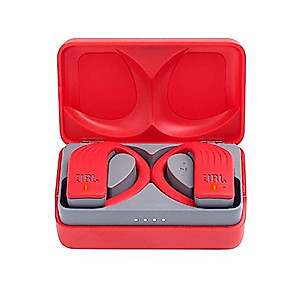 JBL Endurance Peak True Wireless Bluetooth in-Ear Sport Headphones - Red (Renewed)