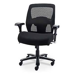 Alera ALERV44LS10C Alera Ravino Big & Tall Series High-Back Swivel/tilt Leather Chair, Black