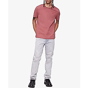 Calvin Klein Men's Relaxed Fit Crewneck T-Shirt, Apple Butter, Large