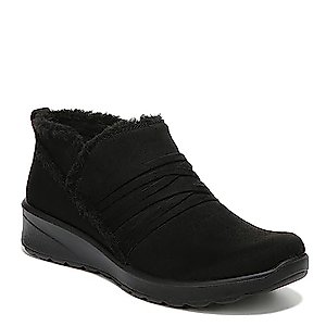 BZees Womens Glide Slip-On Ankle Boot Black 8.5 W