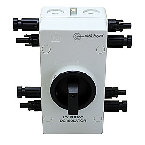AIMS Power Solar PV DC Quick Disconnect Switch 1000V 64Amp