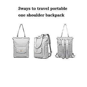 Waterproof Stylish Laptop Backpack Women Korean Oxford Canvas (Black 15.6 inch)