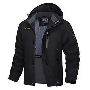 MAGCOMSEN Mens Windbreaker Jackets Rain Jacket Climbing Waterproof Jacket Travel Lightweight Jacket Cycling Jacket Outdoor Coats