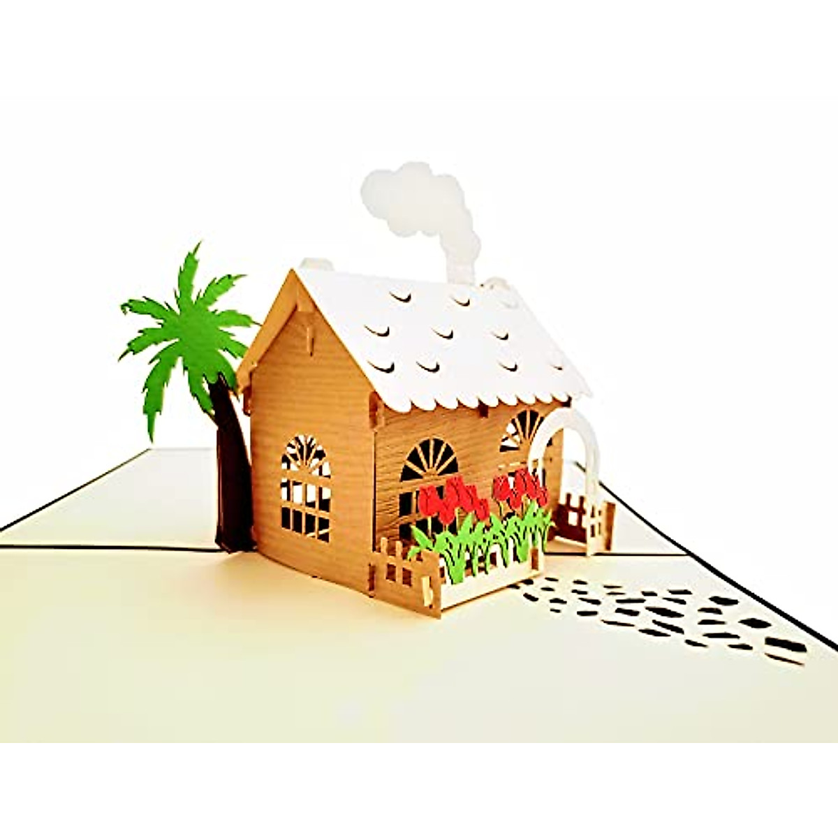 iGifts And Cards Fun Housewarming 3D Pop Up Greeting Card - New House Pop Up Card, Happy Moving Gift, Welcome Home Card, Congratulations On Your Housiversary, Realtor Thank You, Bienvenidos A Mi Casa