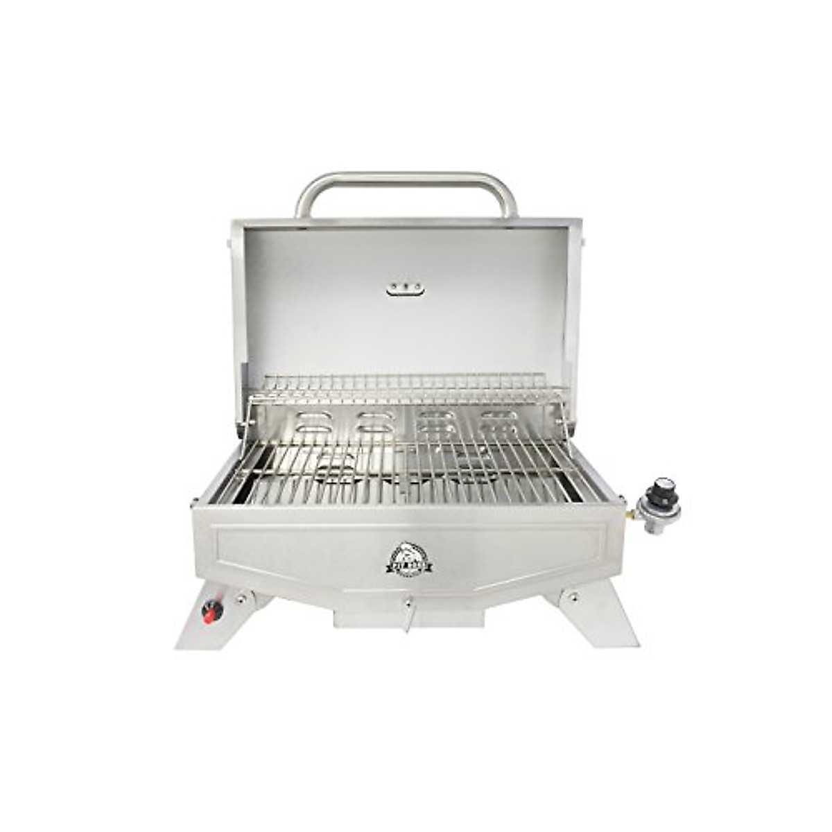 Pit Boss Grills PB100P1 Pit Stop Single-Burner Portable Tabletop Grill , Grey